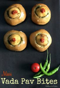 Mini Vada Pav Bites - Ribbons to Pastas