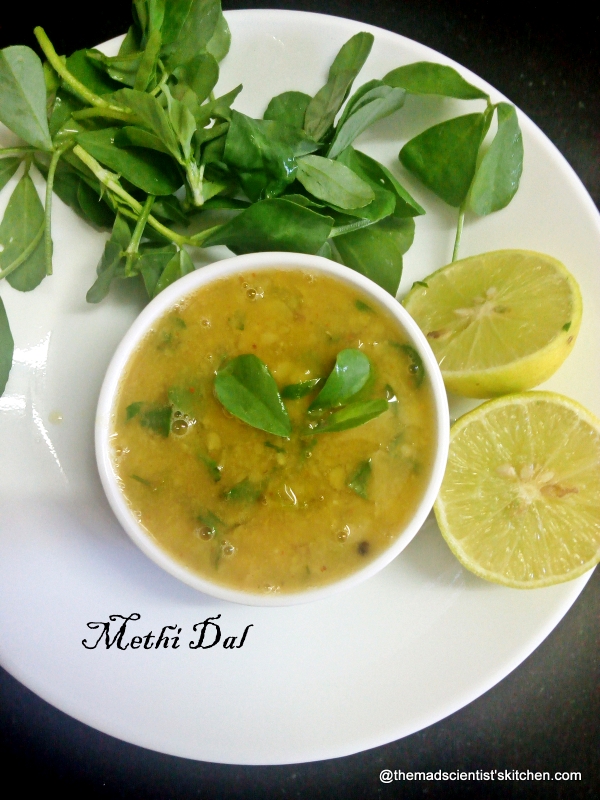Methi-Dal - Ribbons to Pastas
