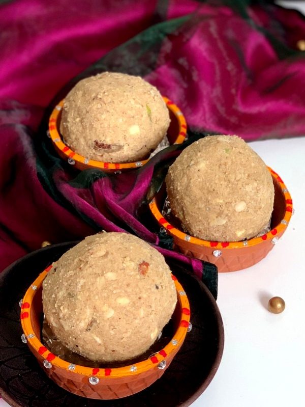 Wheat Flour and Oats Ladoo - Ribbons to Pastas